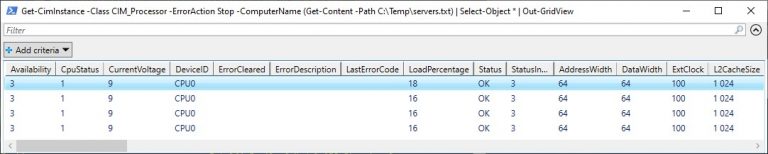 Get Processor Cpu Information Using Powershell Script Improve Scripting