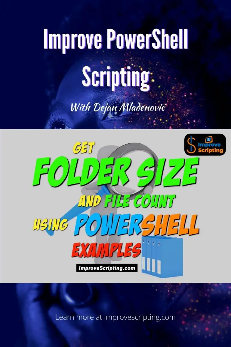 Get Folder Size And File Count Using Powershell Examples Improve Scripting